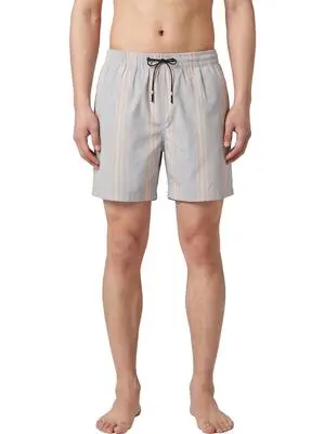 RRD RRD Baiadera Striped Swim Shorts Grey