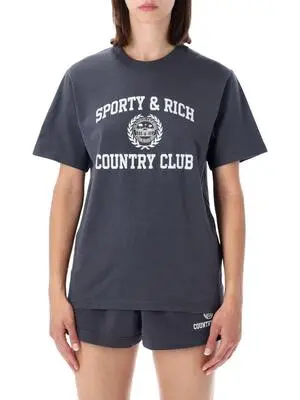 SPORTY & RICH T-shirt - Charcoal