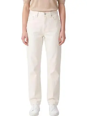 LEVI'S Mid-rise Straight Tapered Jeans In Stretch Denim - White