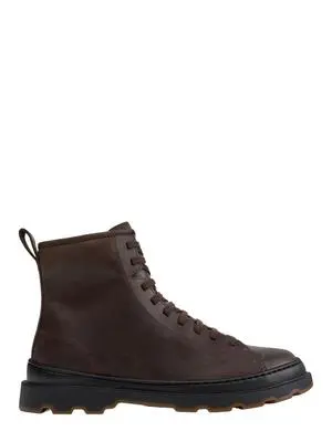 Camper Lace Up Boots - Brown