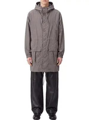 Dries Van Noten Technical Fabric Parka - Kaki