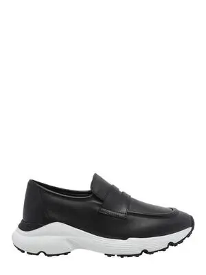 TOD'S Leather Loafer - Black