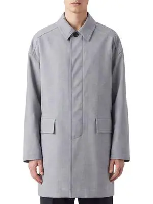 Dries Van Noten Single-breasted Wool-blend Coat - Grey
