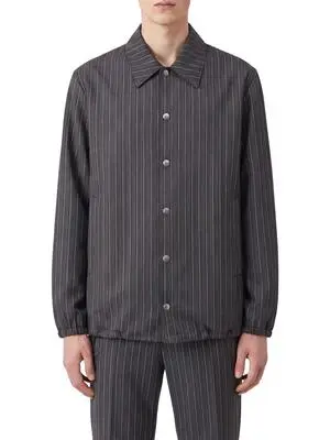Dries Van Noten Striped Jacket - Green