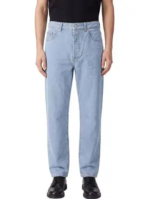 Dries Van Noten Tailored Straight Leg Jeans - Blue