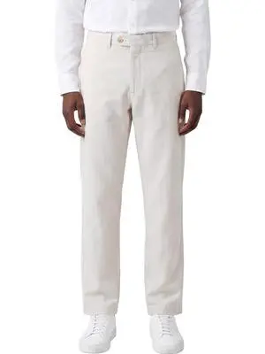Closed Straight Leg Trousers - White