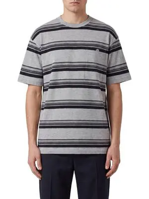 Comme Des Garçons Cotton T-shirt With Patch Pocket - Grey