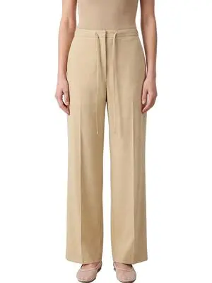 RÓHE Tailored Wide Leg Pants - Beige