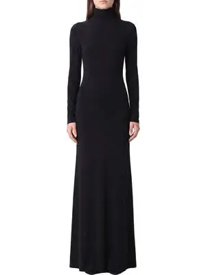 TOM FORD Long Sleeve Maxi Dress - Black