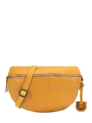 LLOYD BAKER Birch Leather Crossbody Bag - Yellow