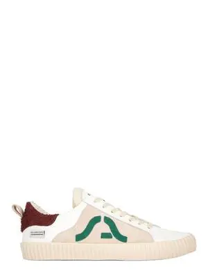 SPRINGA | UNIQUE VULCANIZED SNEAKERS ITALIAN HANDMADE Springa Handmade Italian Leather And Suede Sneakers - White