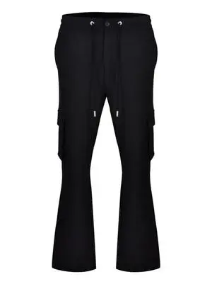 DAVID WEJ Ashford Loose Fit Cargo Trousers - Black