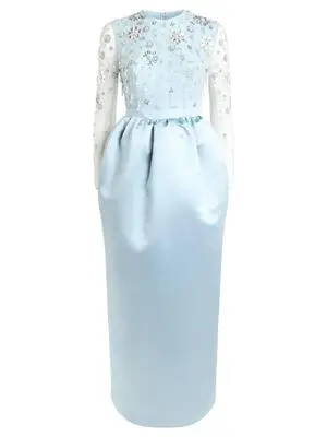 Huishan Zhang Embellished Midi Dress - Blue