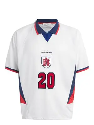 ABOUT:BLANK Monogram Football Jersey T-shirt - White