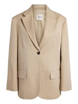 ME+EM Oversized Icon Blazer - Neutral