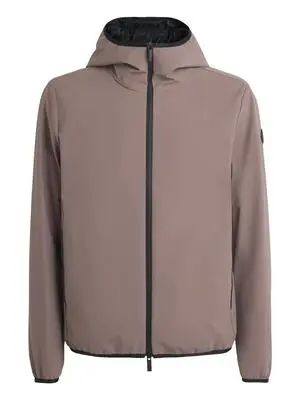 Moncler Ciampolin Down Jacket With Hood - Brown