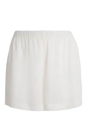 AWAY THAT DAY Maldives Textured Gauze Shorts - Ivory