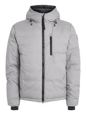 Canada Goose Lodge Hooded Down Jacket - Grey