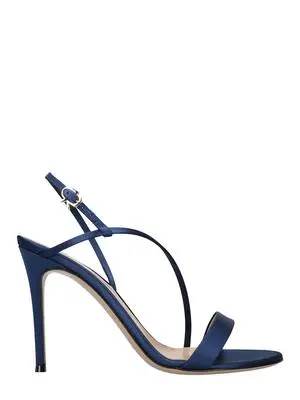 GIANVITO ROSSI Manhattan Stiletto Heeled Sandals - Blue