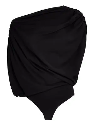 Wolford Fluid Drape Bodysuit - Black