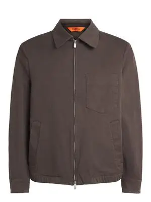 Barena Venezia Gabardine Field Jacket - Brown