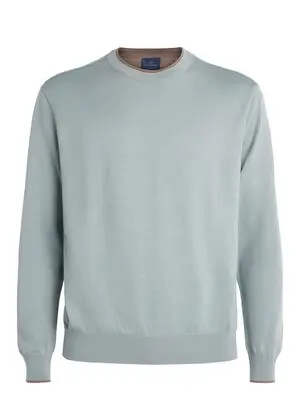PAUL & SHARK Paul & Shark Virgin Wool-Silk Crew-Neck Sweater