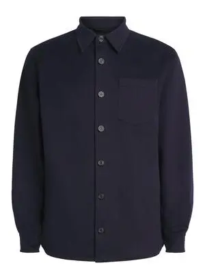 Paul & Shark Cashmere Overshirt - Navy