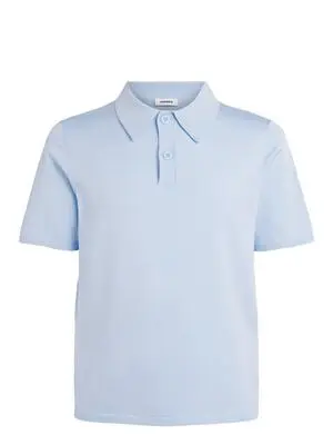 Sandro Knitted Polo Shirt - Blue