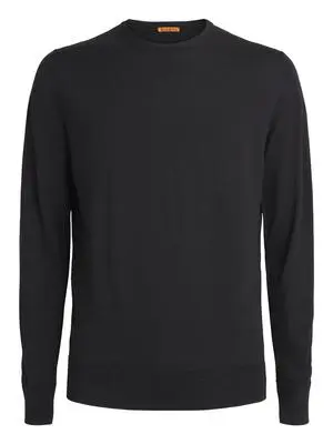 Barena Venezia Merino Crew-neck Sweater - Black