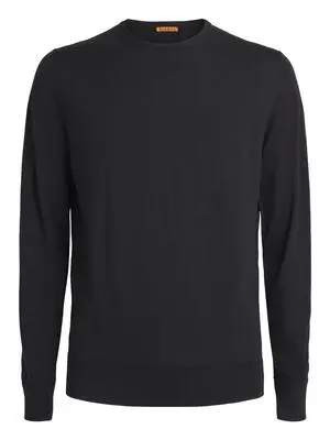 Barena Venezia Barena Merino Crew-Neck Sweater Black