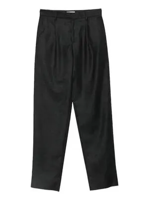 Agnona Pleated-front Tailored Trousers - Grey