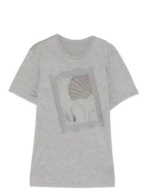 JNBY JNBY Cotton Abstract Print T-Shirt