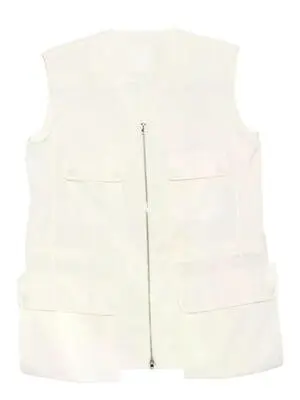 JNBY Cargo Pocket Poplin Vest - Neutrals