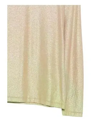 Majestic Filatures Metallic Effect Long Sleeve Top - Neutrals