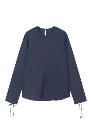 JNBY Tie-cuffs Blouse - Blue