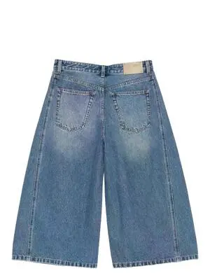 JNBY Cropped Wide-leg Trousers - Blue