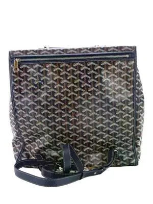 Goyard Saint Leger Briefcase Coated Canvas Backpack - Blue