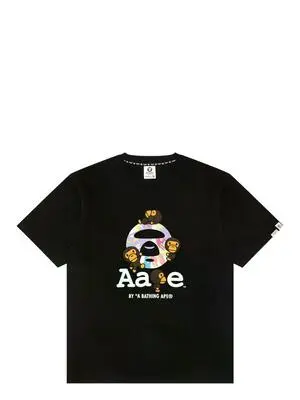 AAPE BY *A BATHING APE X Baby Milo Graphic T-shirt - Black