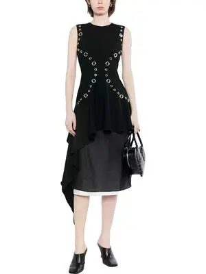 JNBY H-line Silk Skirt - Black