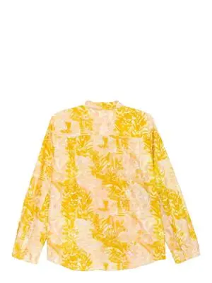 JNBY Misty Print Long Sleeve Shirt - Yellow