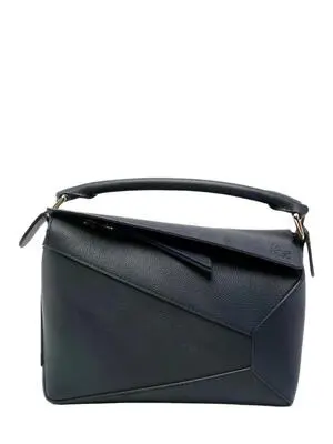 Loewe Puzzle Leather Shoulder Bag - Blue