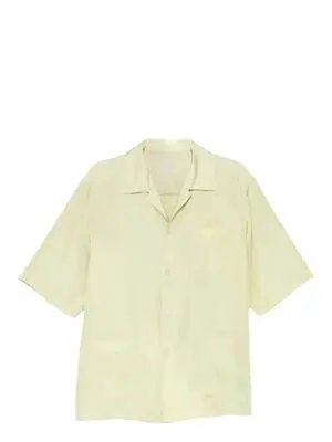 CROQUIS Camp-collar Short-sleeve Shirt - Green