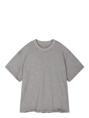 CROQUIS Mercerised Twist T-shirt - Grey