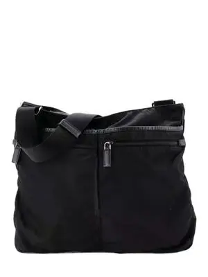 Prada Tessuto Messenger Bag - Black
