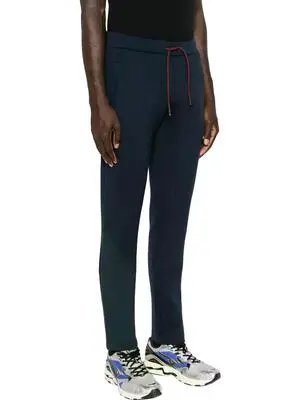 Paul & Shark Drawstring-waistband Track Pants - Blue