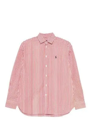 POLO RALPH LAUREN Polo Ralph Lauren Vertical Stripe Embroidered Logo Shirt