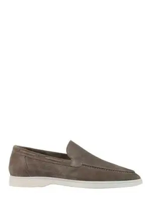 AURELIEN Yacht Suede Loafers - Grey