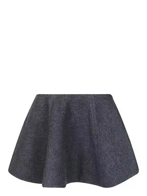 GANNI Flared Skirt - Grey