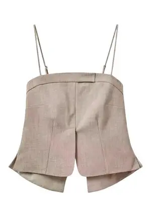 THE GARMENT Pisano Front-slit Top - Neutrals