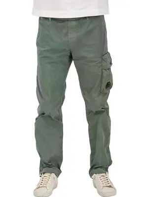C.P. COMPANY Chrome-r Ergonomic Cargo Lens Pants - Green